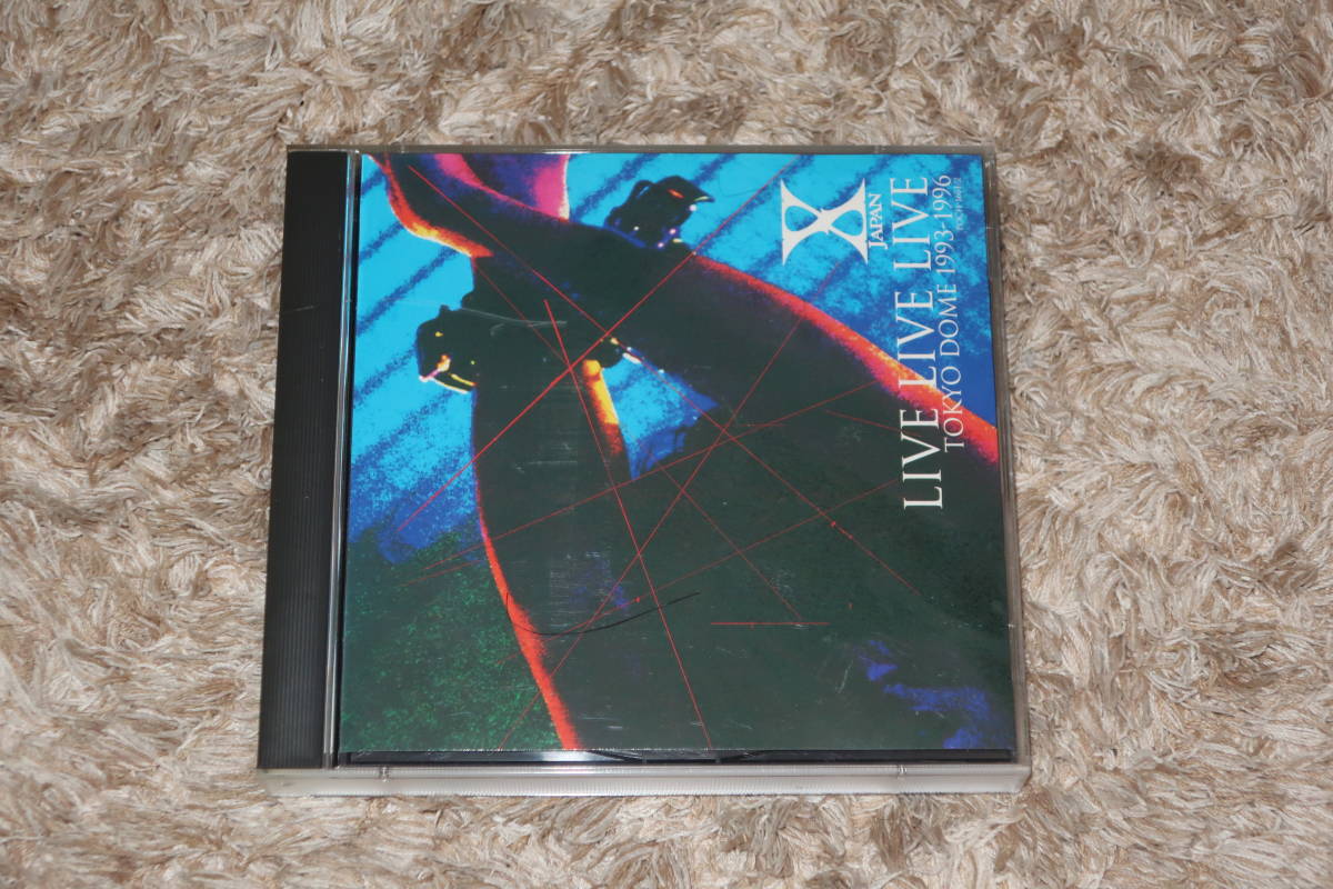 【全体的に状態が悪い】【V系】X JAPAN (YOSHIKI / TOSHI / HIDE / PATA / HEATH) 廃盤CD「LIVE LIVE LIVE TOKYO DOME ...