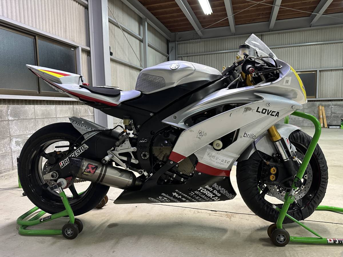 【やや傷や汚れあり】YZF-R6 レース専用 2013 13S 1JS ST600 YAMAHA ヤマハ 検索ワード CBR600 ホンダ ...