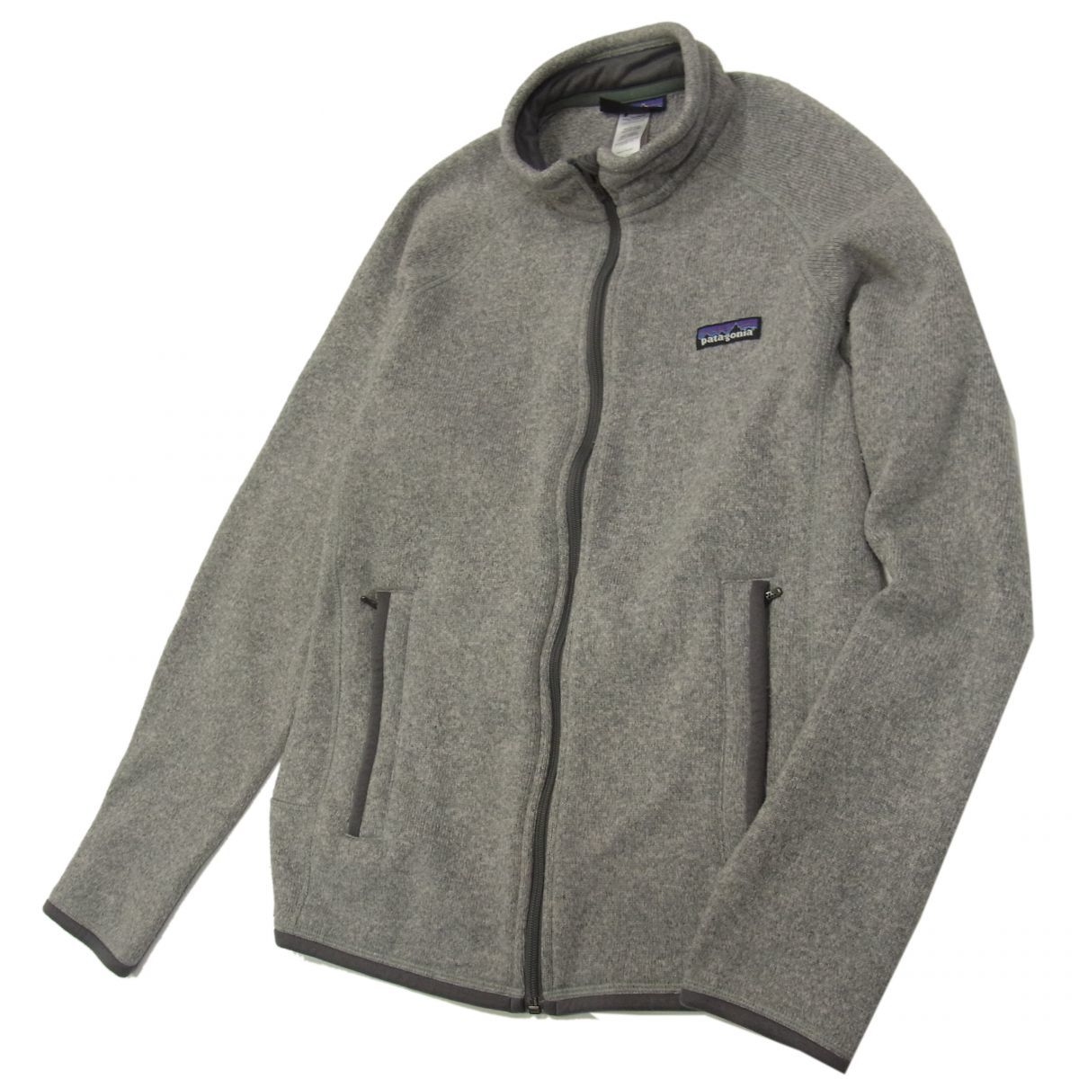 【目立った傷や汚れなし】 Patagonia パタゴニア 25526 ベターセータージャケット グレー 杢柄 アウトドア キャンプ メンズ 1 ...