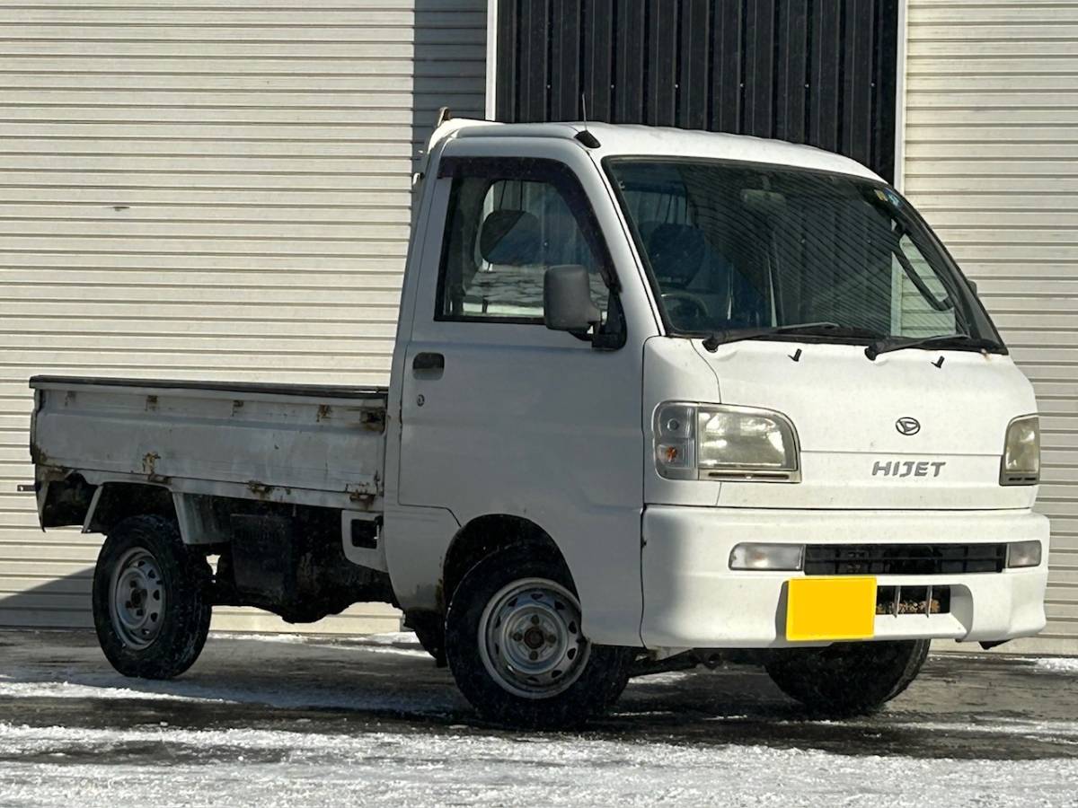 【走行距離 107,690 km】☆札幌発☆H15 ダイハツ ハイゼットトラック 農用スペシャル TE-S210P 5MT 4WD 車検R6.2.8まで☆☆売切￥10,000スタート☆9775 ...