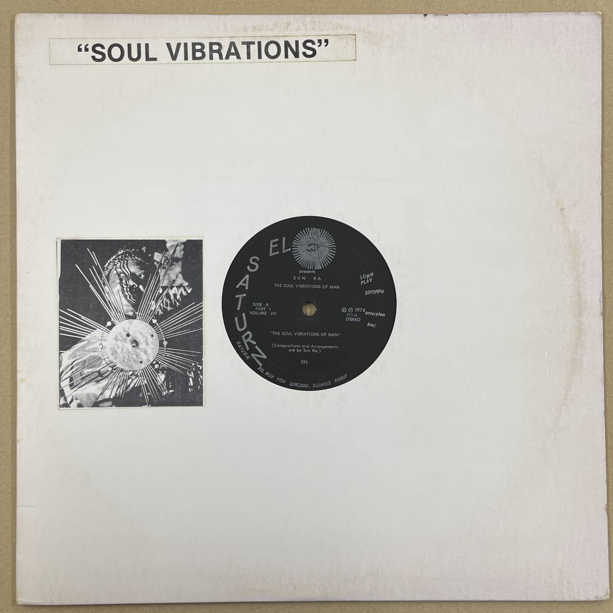 【やや傷や汚れあり】[LP] Sun Ra - The Soul Vibrations Of Man [771] サン・ラ Saturn US盤 ハンドメイド・カバーの落札情報詳細 ...