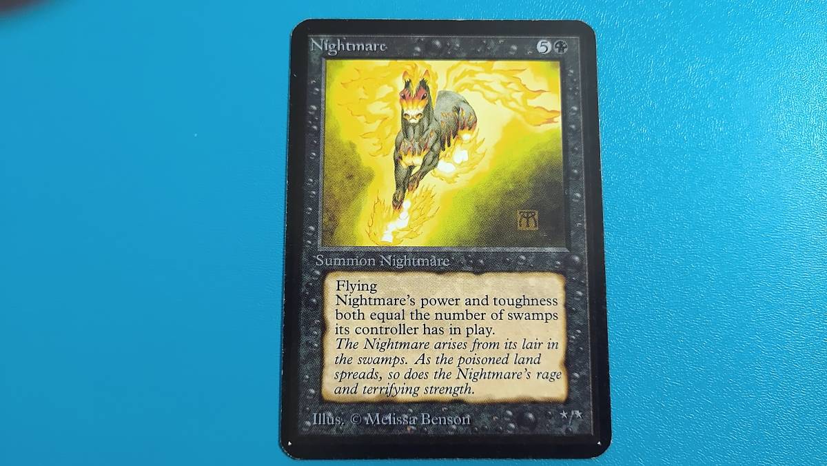 【傷や汚れあり】Nightmare 夢魔 α ALPHA アルファ MTG マジック・ザ・ギャザリングの落札情報詳細 - Yahoo!オークション落札価格検索 オークフリー