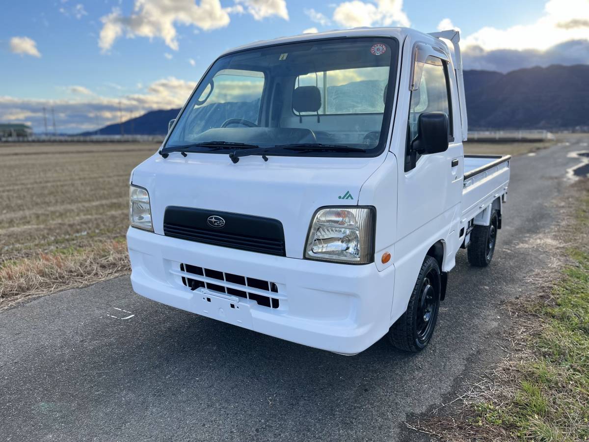 【走行距離 49,200 km】スバル サンバートラック/LE-TT2/低走行!!/走行4万9千キロ/車検2年付き/5速マニュアル//ELシフト/4WD/PS/AC/スタッドレスタイヤの落札 ...