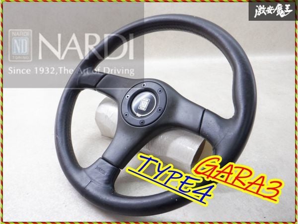 【新品】新古☆ 当時物 TRD NARDI ナルディ レザー ステアリング 36.5 パイ GARA トヨタ TOMS スープラ JZA70 JZA80 AE86 AE111 MR2 SW20 ...