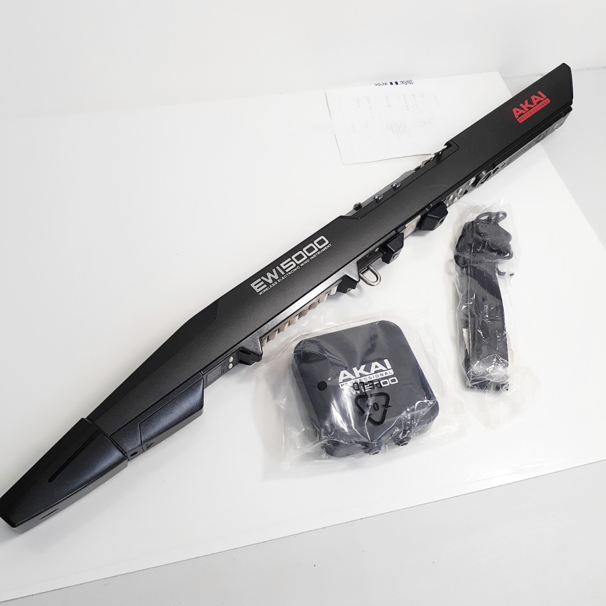 【やや傷や汚れあり】AKAI ウインドシンセサイザー EWI5000 professional ジャンク品 通電&動作未確認 ワイヤレス 管楽 ...