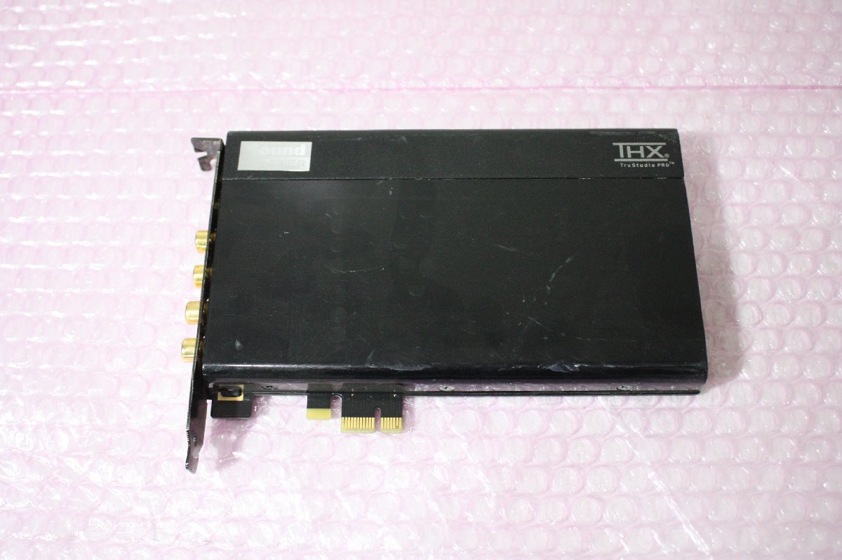 【傷や汚れあり】F4986【現状品】Creative SB1270 PCI Express Sound Blaster X-Fi ...