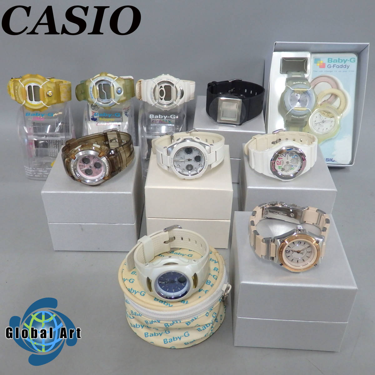 CASIO カシオ Baby-G SHOCK RESIST 3786 BG-63LV レディース 腕時計 動作未確認 1947の落札情報詳細 ...