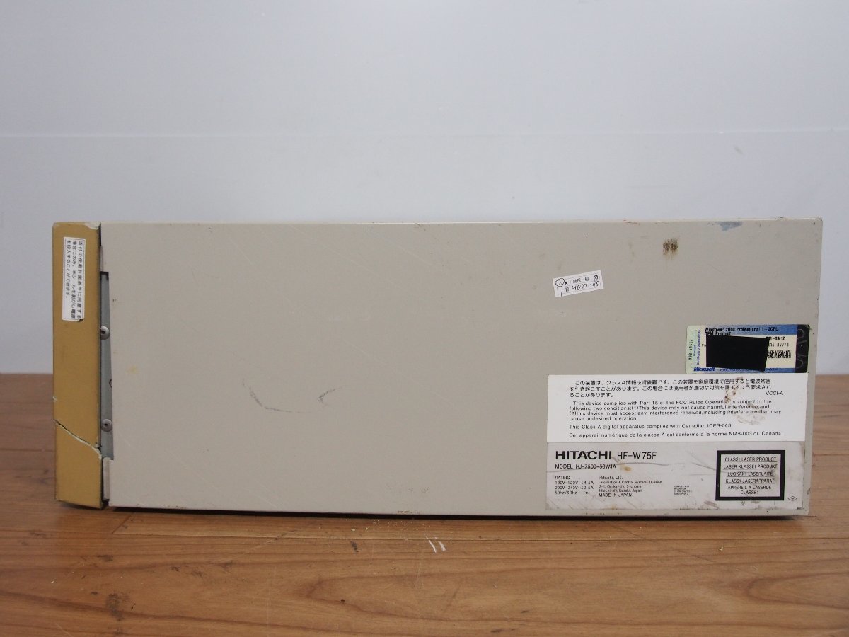 【傷や汚れあり】☆【1H0221-45】 HITACHI 日立 産業用パソコン HF-W75F/HJ-7500-50WJA ジャンクの落札情報詳細 - Yahoo!オークション落札価格検索 ...