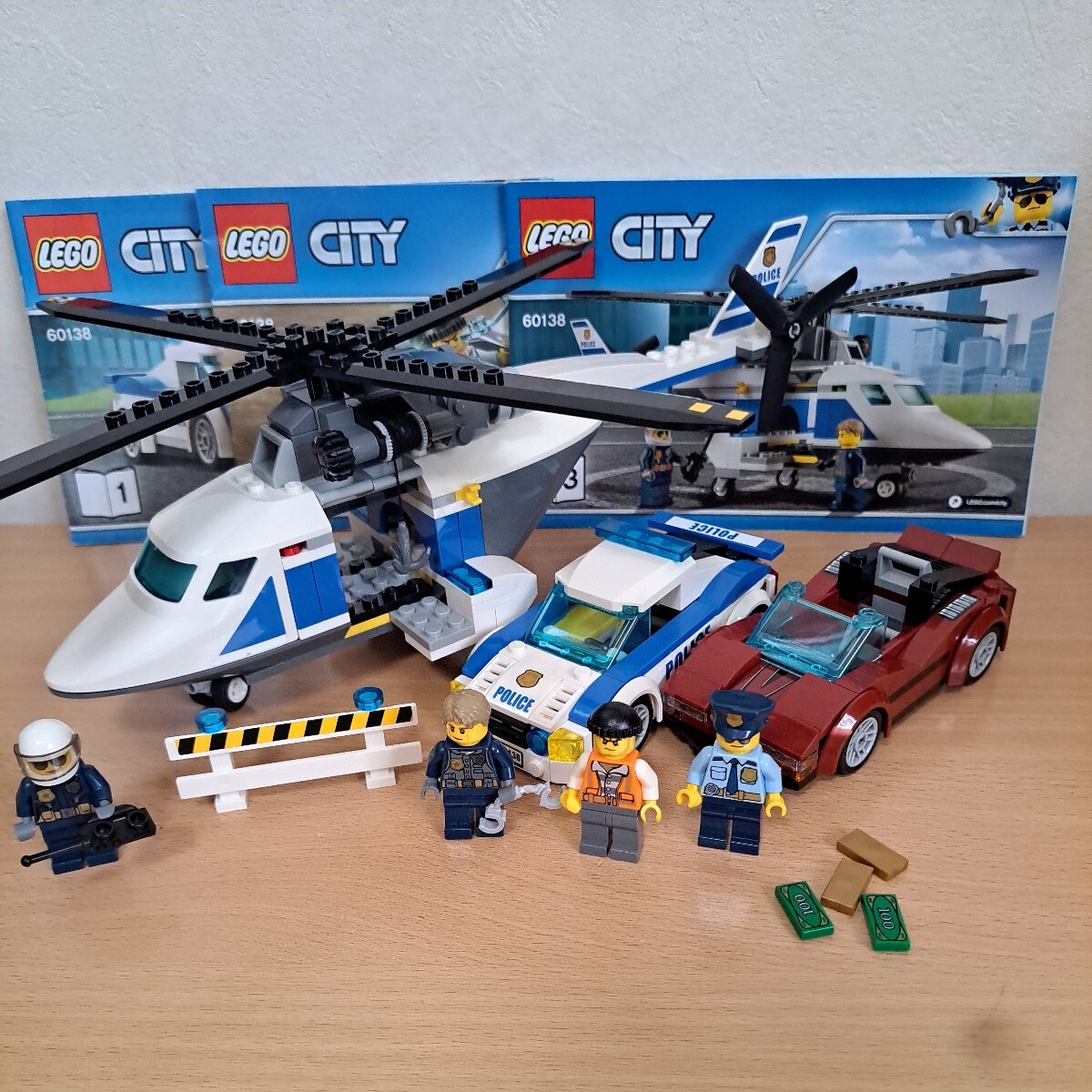 【目立った傷や汚れなし】LEGO レゴ 60138 シティ ポリスヘリコプターとポリスカー パトカー 車 警察 泥棒 CITYの落札情報詳細 ...
