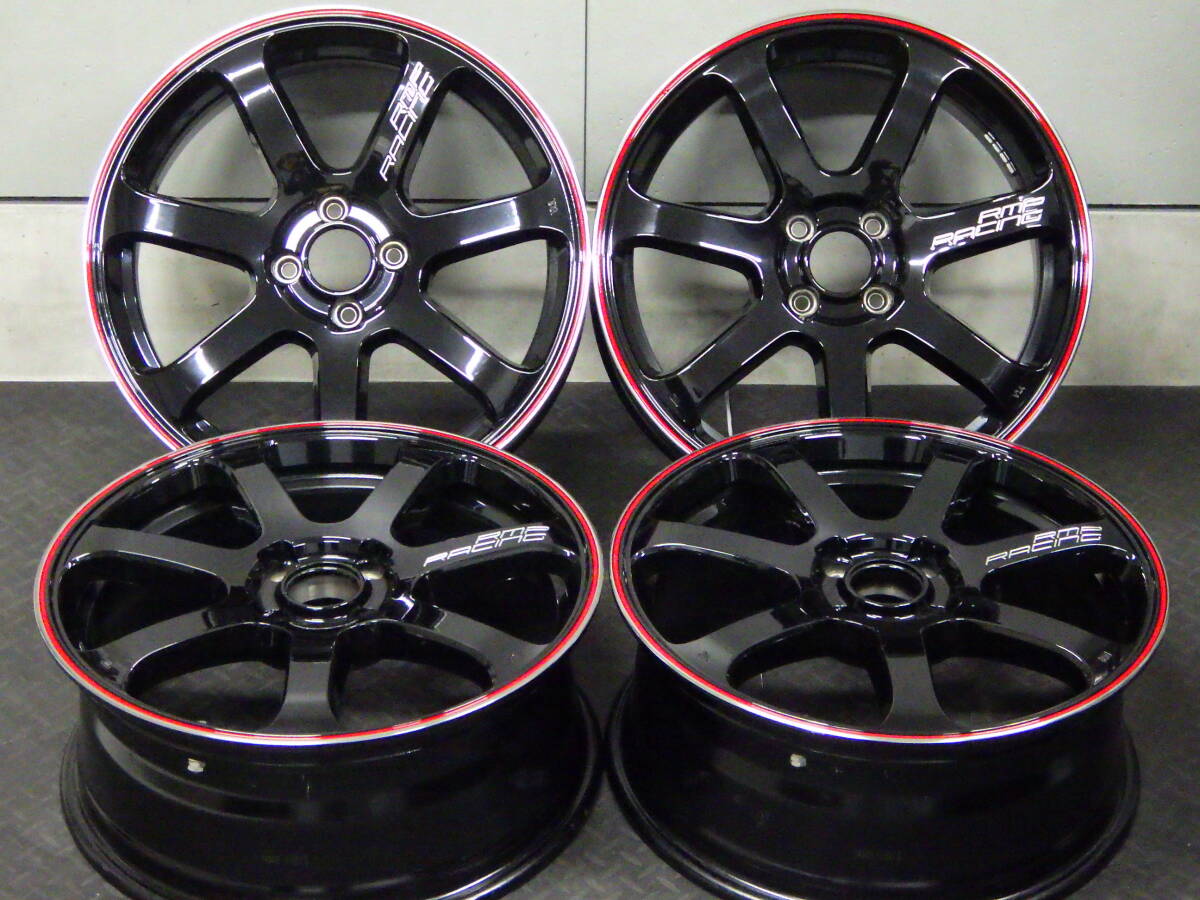 【傷や汚れあり】激渋!! RMP RACING R07 RAYS レイズ MARUKA マルカ 17x7J+45 100-4h 4本セットの ...