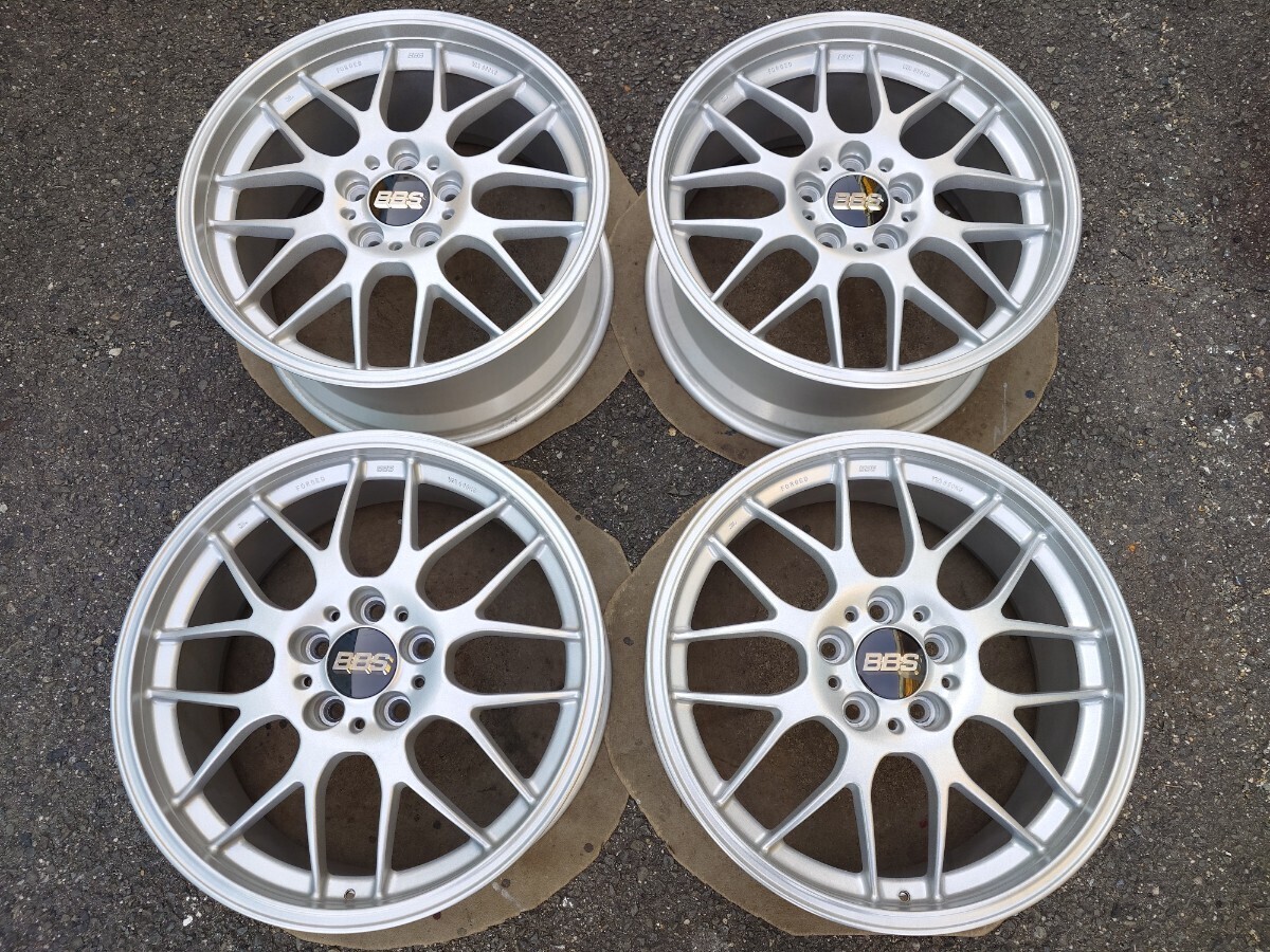 【やや傷や汚れあり】超美品 S2000 鍛造 BBS RG-R シルバー 18インチ 7.5J+45 RG738 8.5J+49 RG739 PCD114.3 5穴 4本の落札情報詳細 ...