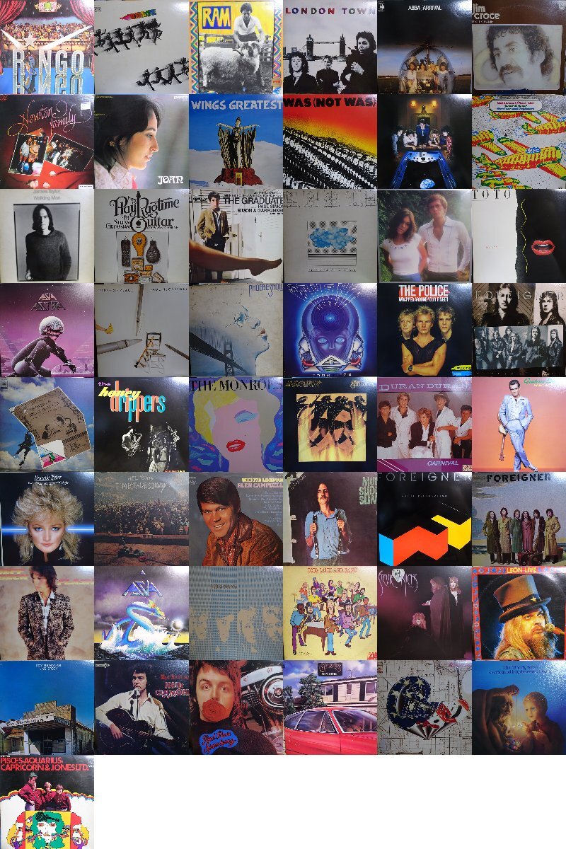 【やや傷や汚れあり】Q10445【大量!ALL国内盤!】 ALL JAPANESE PRESS ROCK & POPS 洋楽 80枚以上2箱セット/PAUL McCARTNEY,NEIL ...