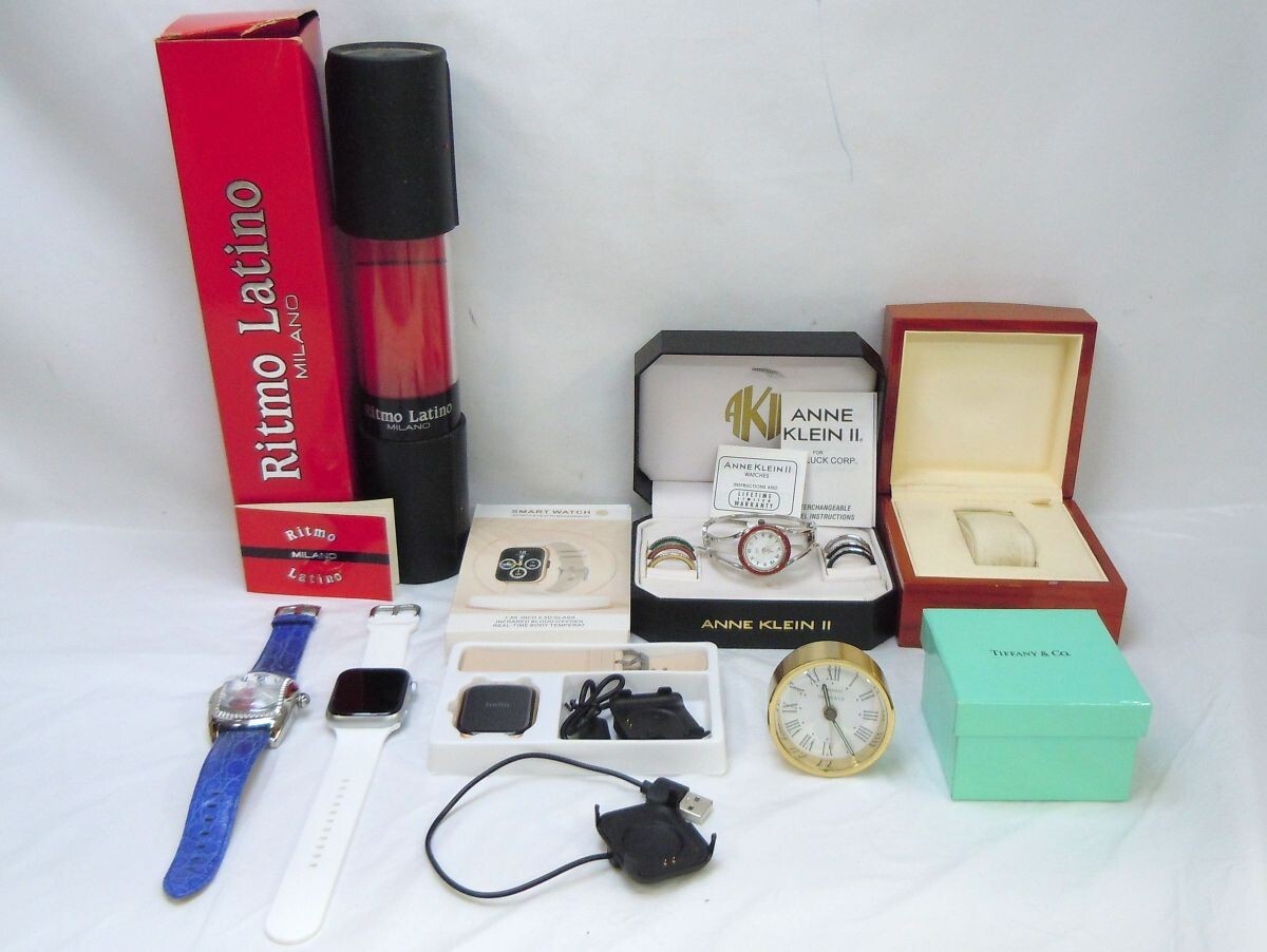 【傷や汚れあり】1000円スタート 腕時計5点まとめ Ritmo Latino/ANNE KLEIN II AL21 チェンジベゼル付 ...