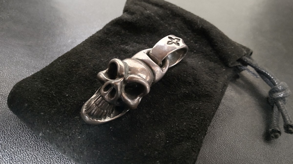 【やや傷や汚れあり】ビルウォールレザー 限定 レア 重量40g！ ラージスカル ペンダント BWLの落札情報詳細 - Yahoo!オークション落札価格検索 オークフリー