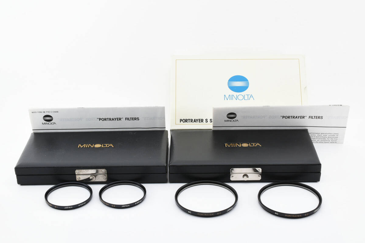 MINOLTA 55mm PORTRAYER S1、S2 set ミノルタ 55mm径 ポートレイヤー Sセットの落札情報詳細 - ヤフオク ...