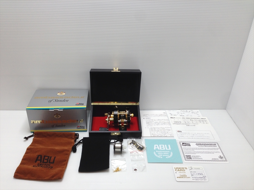 【未使用】下松)ABU AbuGarcia アブガルシア 100周年記念リール アンバサダー Ambassadeur Amb.4500 CDL ...