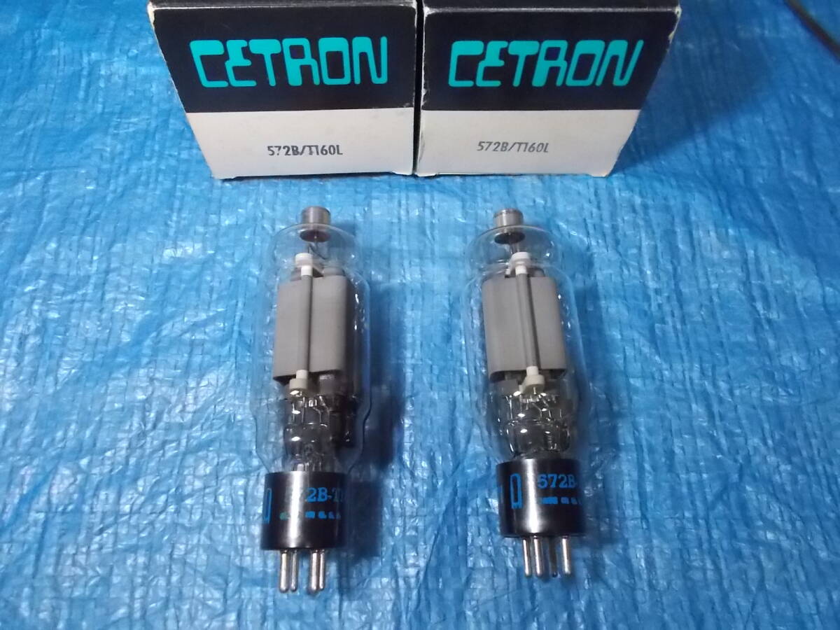 【未使用】CETRON 572B/T160L 送信管 真空管 2本 元箱付きの落札情報詳細 - Yahoo!オークション落札価格検索 オークフリー