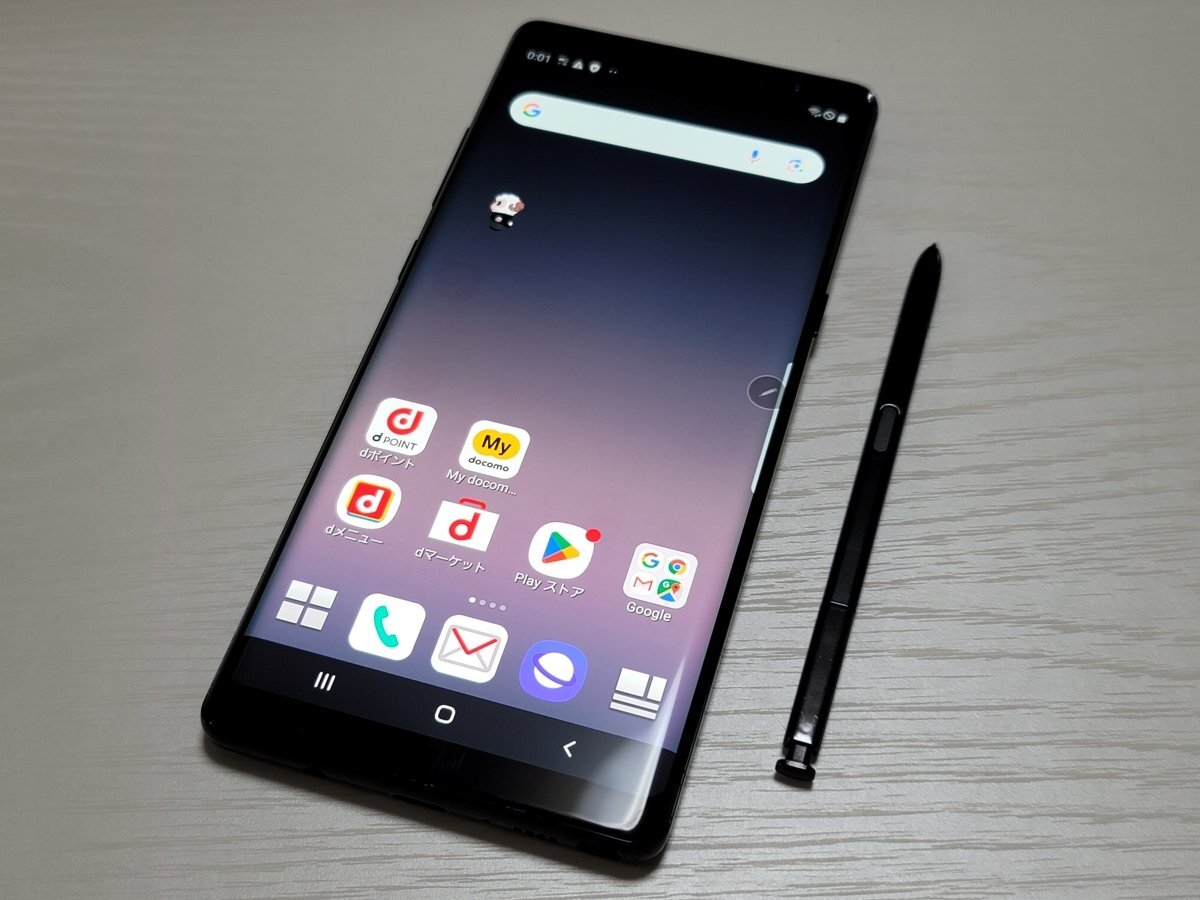 【やや傷や汚れあり】 ★【40702WM】 完動品 docomo SC-01K SAMSUNG Galaxy Note8 ミッドナイトブラック ...