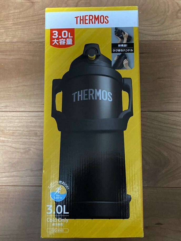 【未使用】THERMOS サーモス 真空断熱スポーツジャグ 3.0L （ブラック）FJQ-3000 BK 保冷専用 水筒 大容量 未使用品 送料込みの落札情報詳細 - ヤフオク落札価格検索 ...