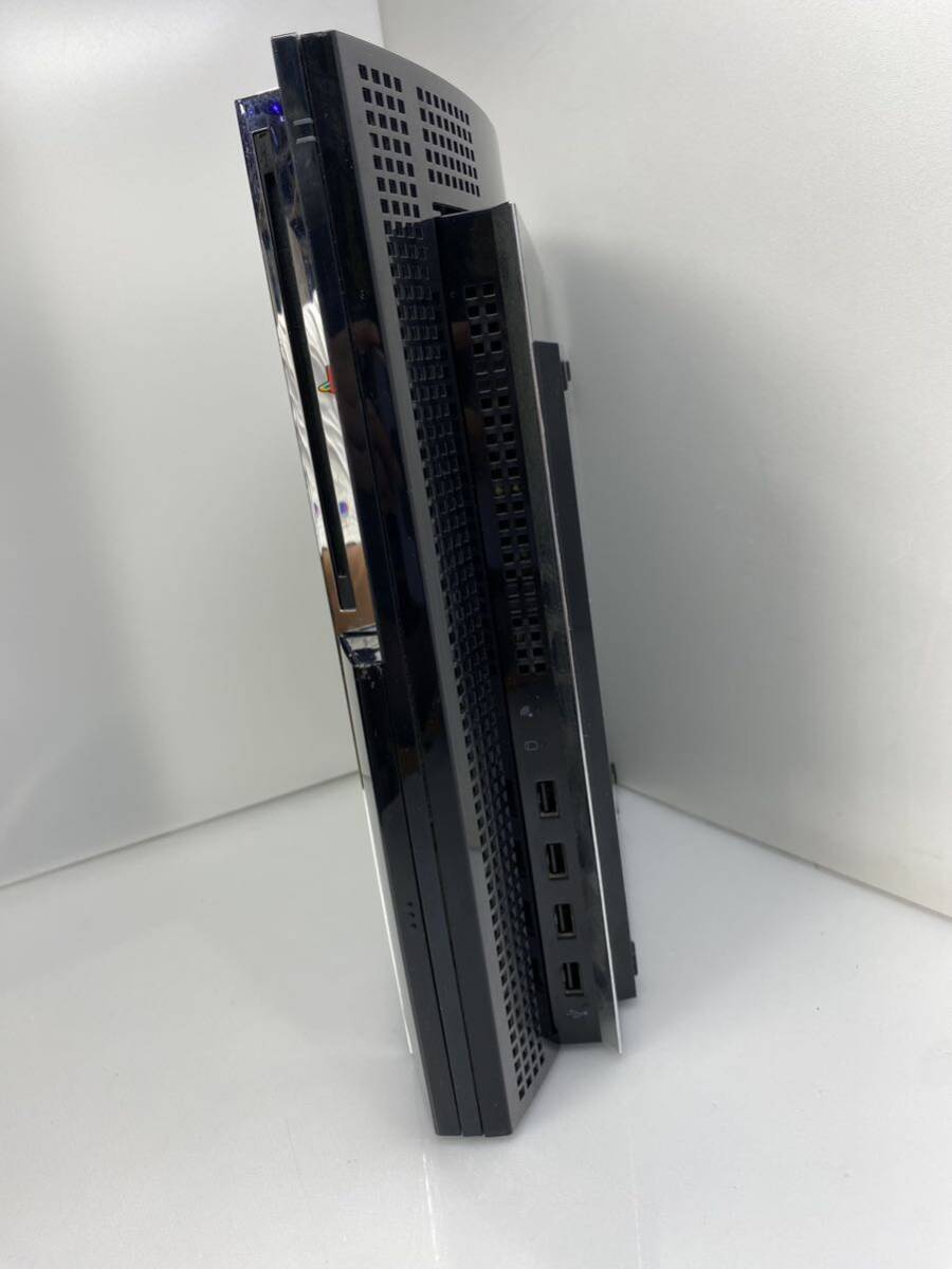 【傷や汚れあり】H1-1-051010 ジャンク 通電のみ確認 赤ランプ点滅 プレステ3 初期型 本体 CECHA00 ブラック Black ...