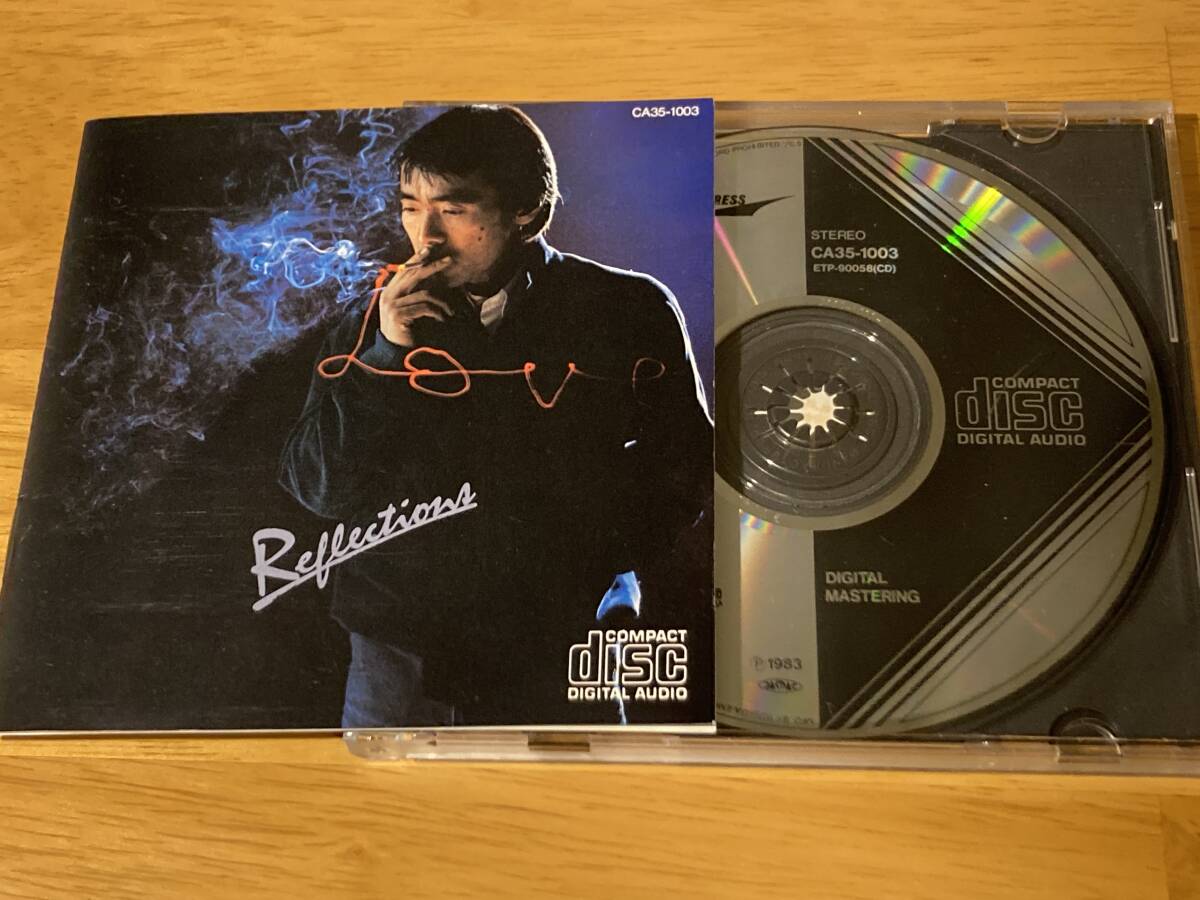 【やや傷や汚れあり】レア CBS/SONY刻印有り 初期3500円盤(CA35-1003-1 1A2) 寺尾聰 81年「リフレクションズ(REFLECTIONS)」松本隆＋井上鑑 [ルビーの ...