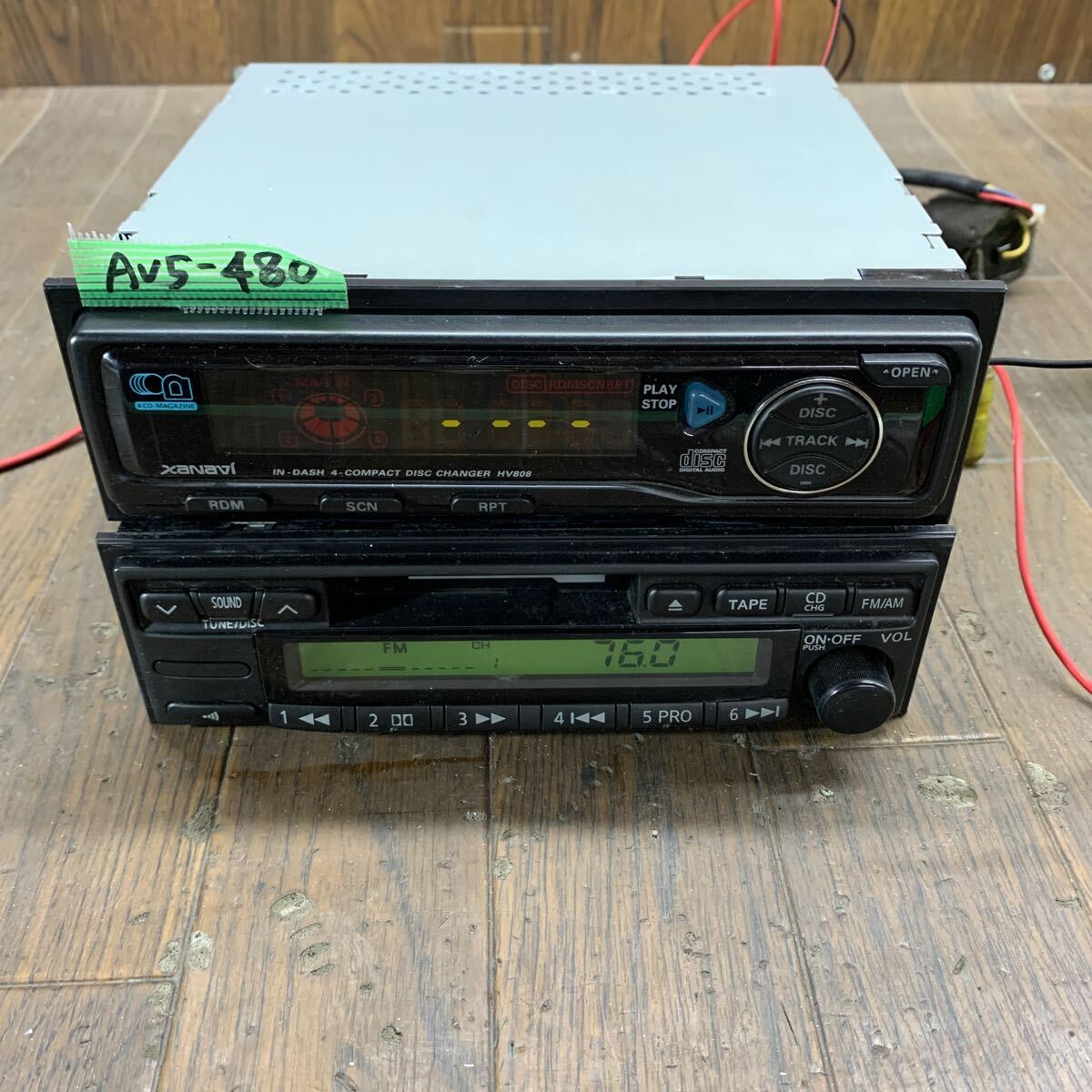 【傷や汚れあり】AV5-480 激安 カーステレオ NISSAN Xanavi CD-11N B8282 89910 PN-1547G 4CD ...