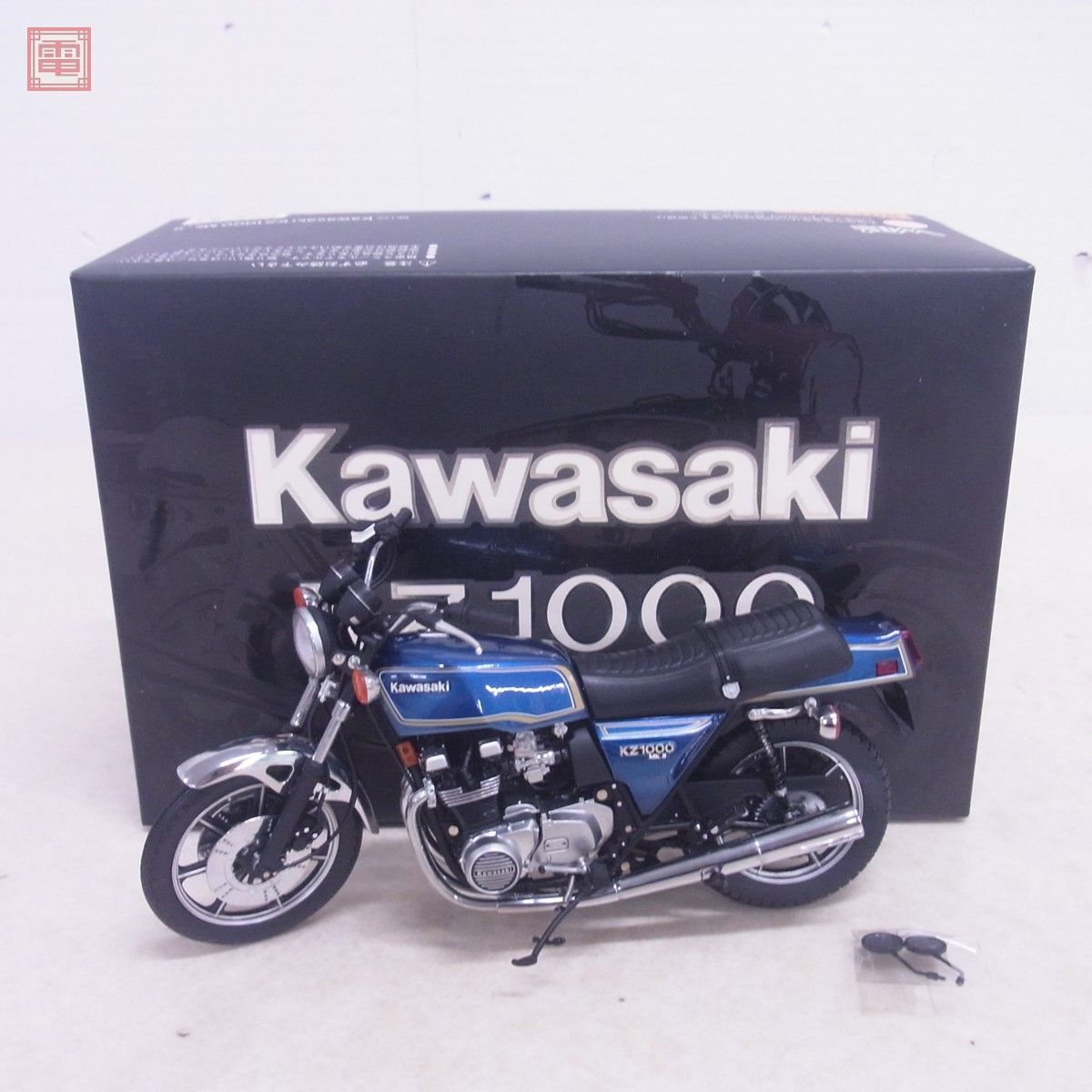 【やや傷や汚れあり】ウィッツ 1/12 カワサキ KZ1000 Mk.II ルミナスネイビーブルー WiT’s マイルストーン KAWASAKI 破損有 現状品【10の落札情報詳細 ...