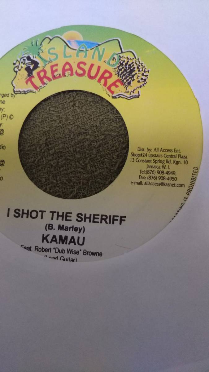 【未使用に近い】Big Tune Cover I Shot The Sheriff By Kamau from Island Treasure ...