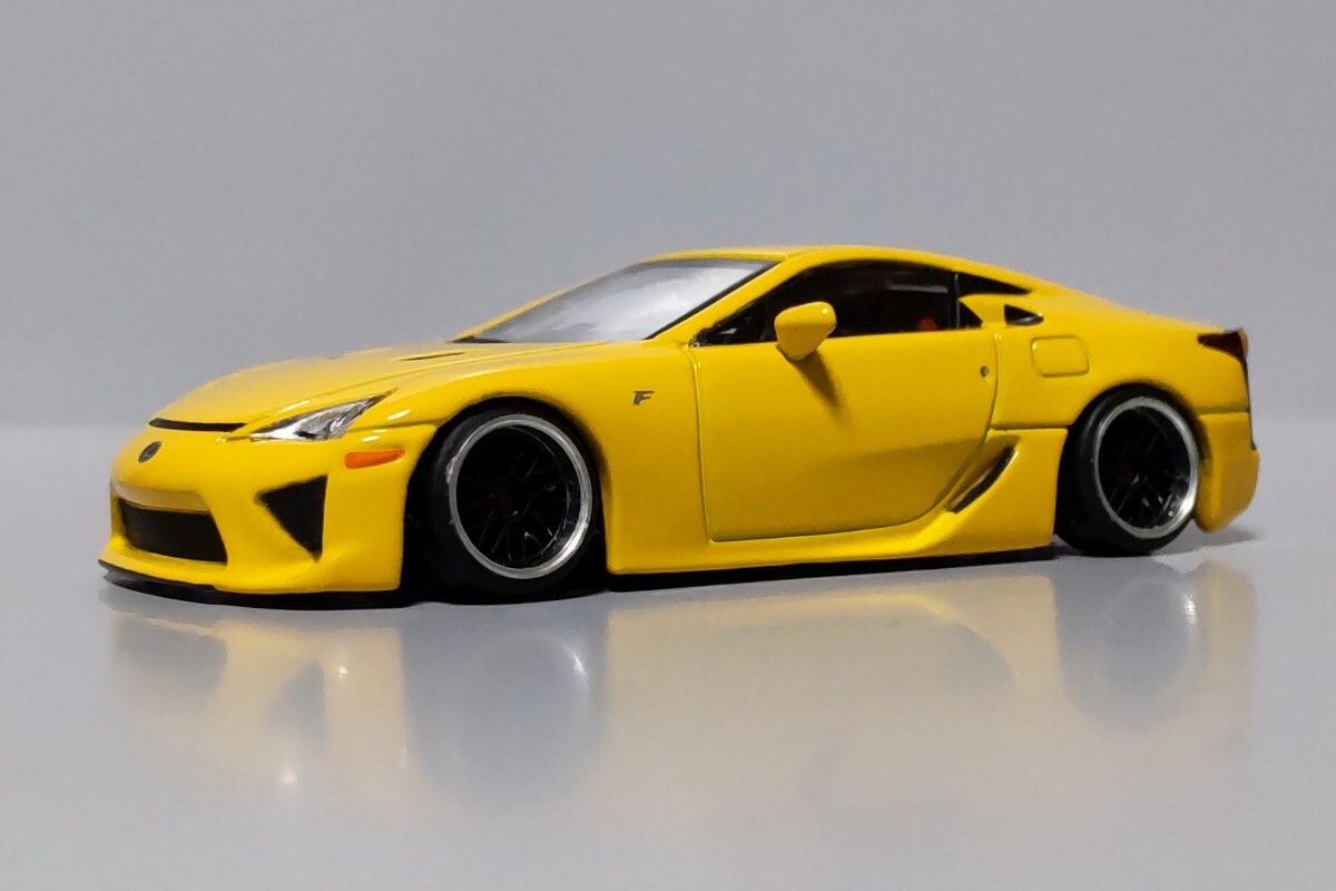 【やや傷や汚れあり】希少 レア 1/64 DCT ダイキャストチーム レクサス LFA 改 トヨタ 深リム BBS ローダウン カスタム ツライチ 改造 シャコタン スーパーカーの落札情報詳細 ...