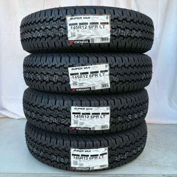 【未使用】即納 2024年製 日本製 新品 ヨコハマ SUPER VAN 355 145R12 6PR 4本 145/80-12 最短当日発送 正規品 個人宅OK 軽トラック 4本送料込 ...