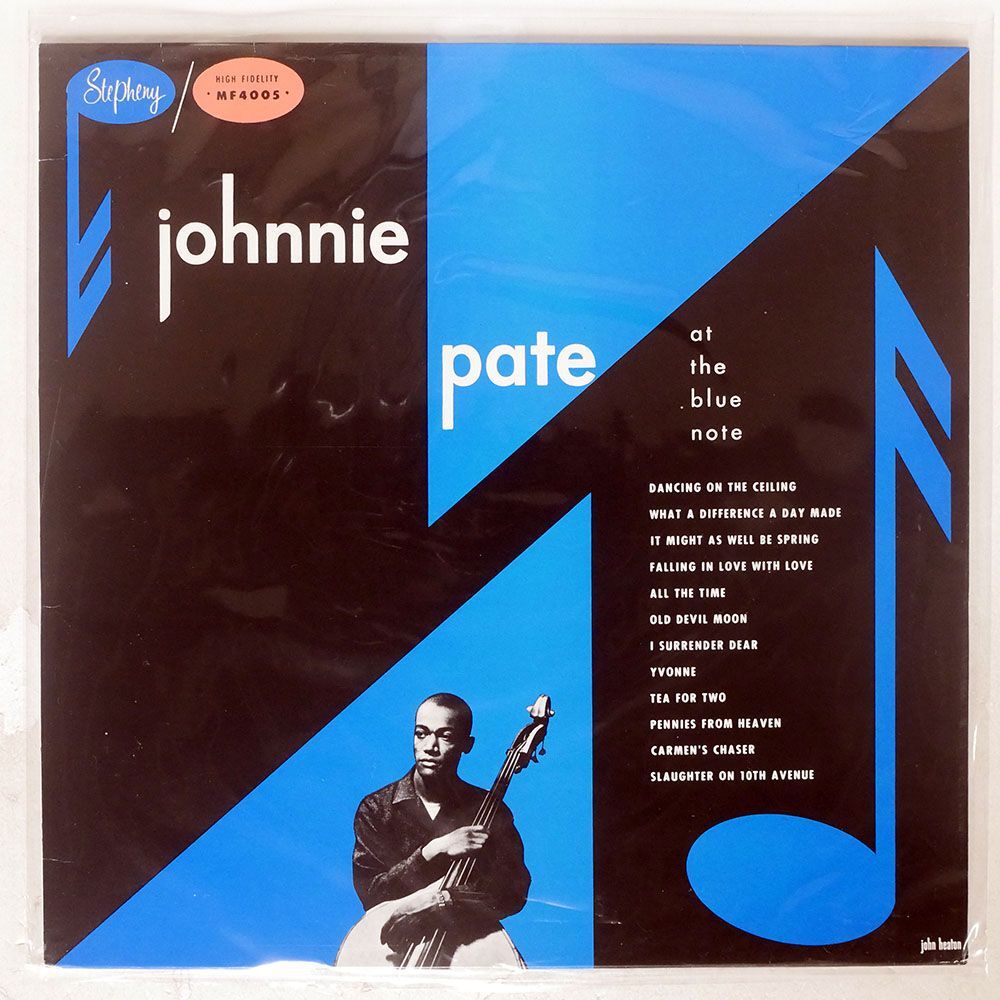 【やや傷や汚れあり】米 JOHNNY PATE/AT THE BLUE NOTE/STEPHENY MF4005 LPの落札情報詳細 ...