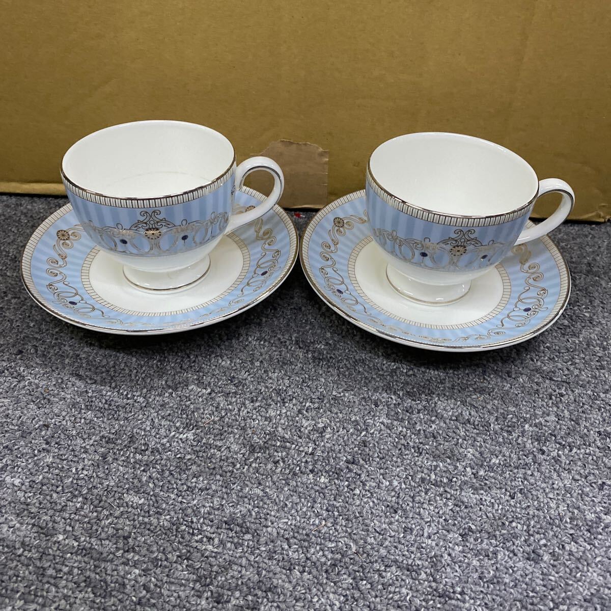 【やや傷や汚れあり】06376 ウェッジウッドWEDGWOOD ALEXANDRA カップ＆ソーサー 2客セット 現状品の落札情報詳細 - Yahoo!オークション落札価格検索 オークフリー