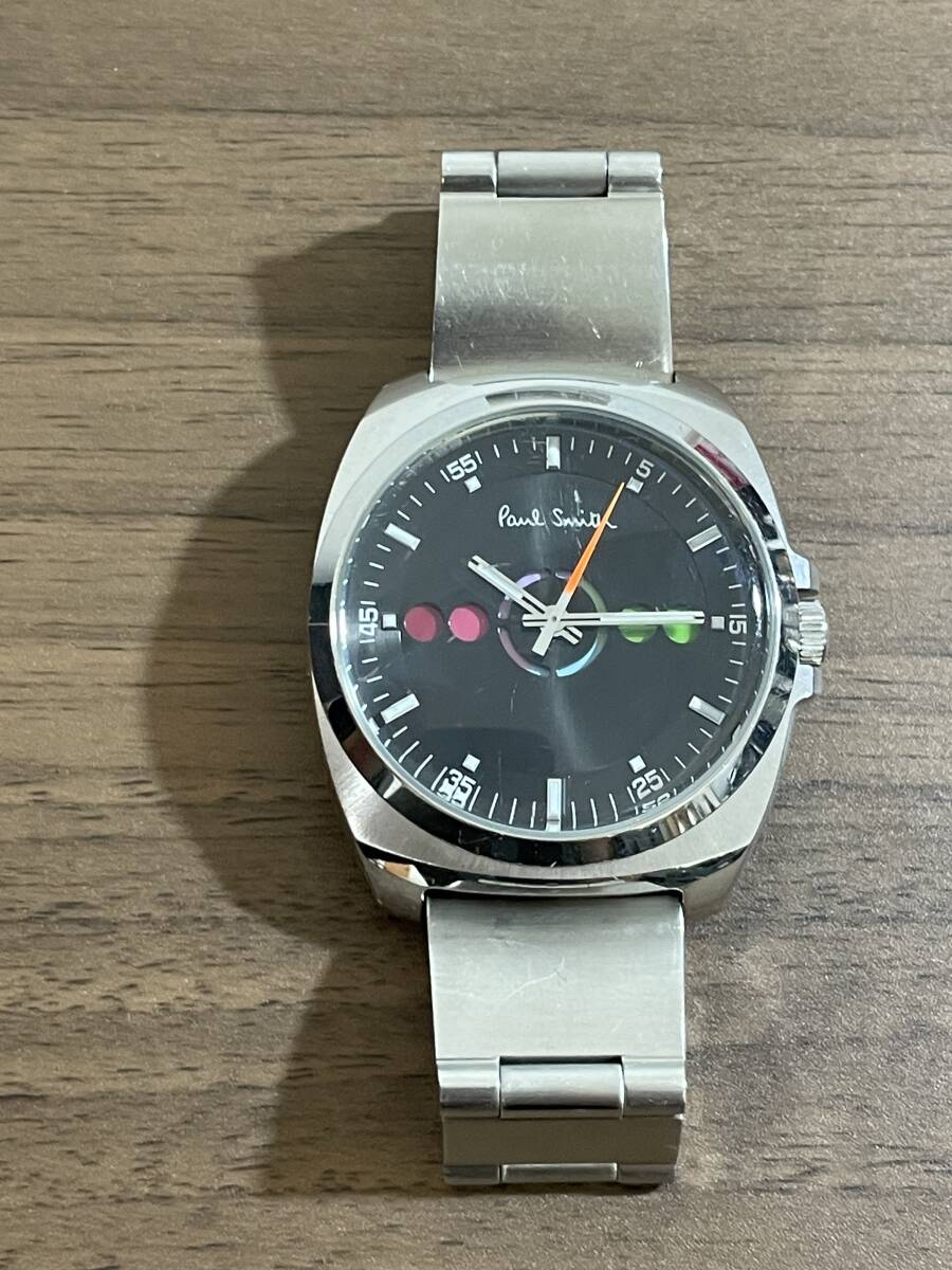【傷や汚れあり】5394【中古】paul smith ポールスミス メンズ 時計 F335-T010482 稼働 ブランドの落札情報詳細 - ヤフオク落札価格検索 オークフリー