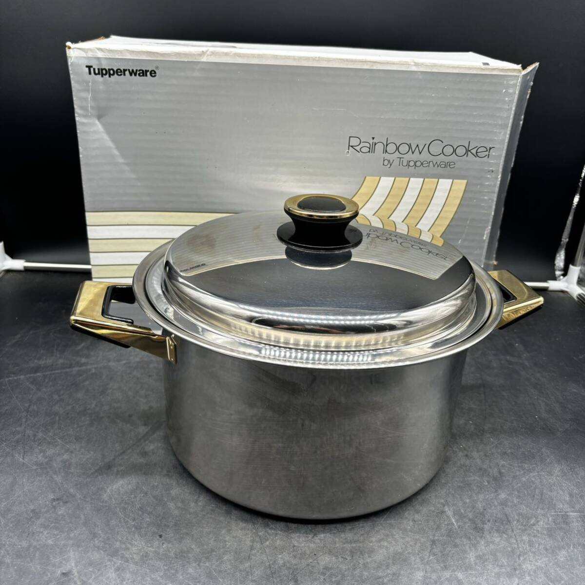 【未使用】868 Tupperware タッパーウェア レインボークッカー 両手鍋 ステンレス Rainbow Cooker 調理器具の落札情報詳細 - Yahoo!オークション落札価格検索 ...