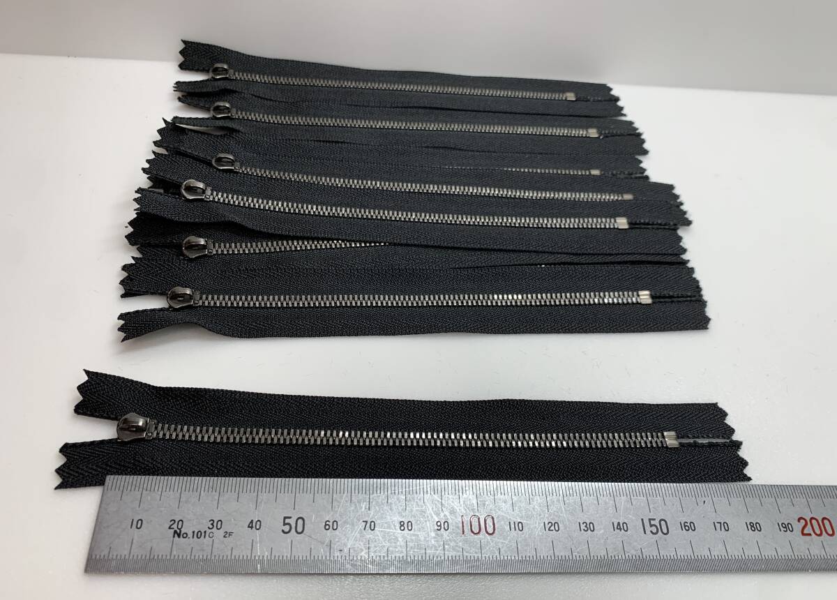 【未使用】YKK エクセラファスナー10本 3SGW ＃580 ブラック ハンドメイド クラフト 16.5cm バッグ 鞄 3号 ダブルエレメント仕様④の落札情報詳細 - ヤフオク落札価格検索 ...