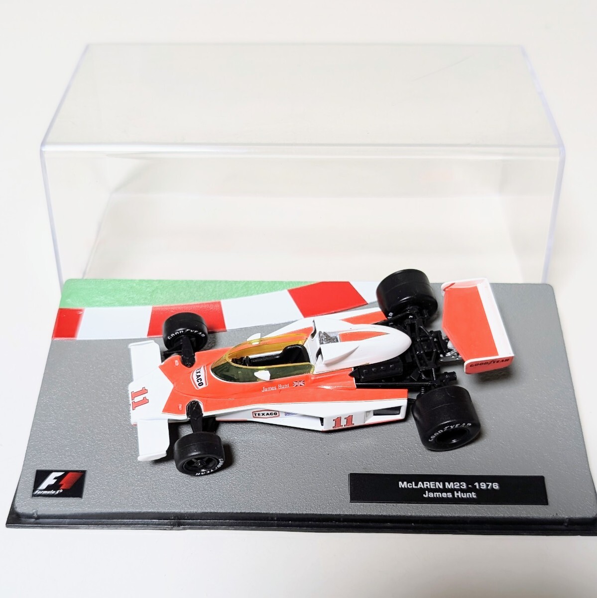【目立った傷や汚れなし】マクラーレンM23-1976 ジェームス・ハント MCLAREN M23-1976 James Hunt 1/43-ディアゴスティーニ Deagostini F1マシン ...