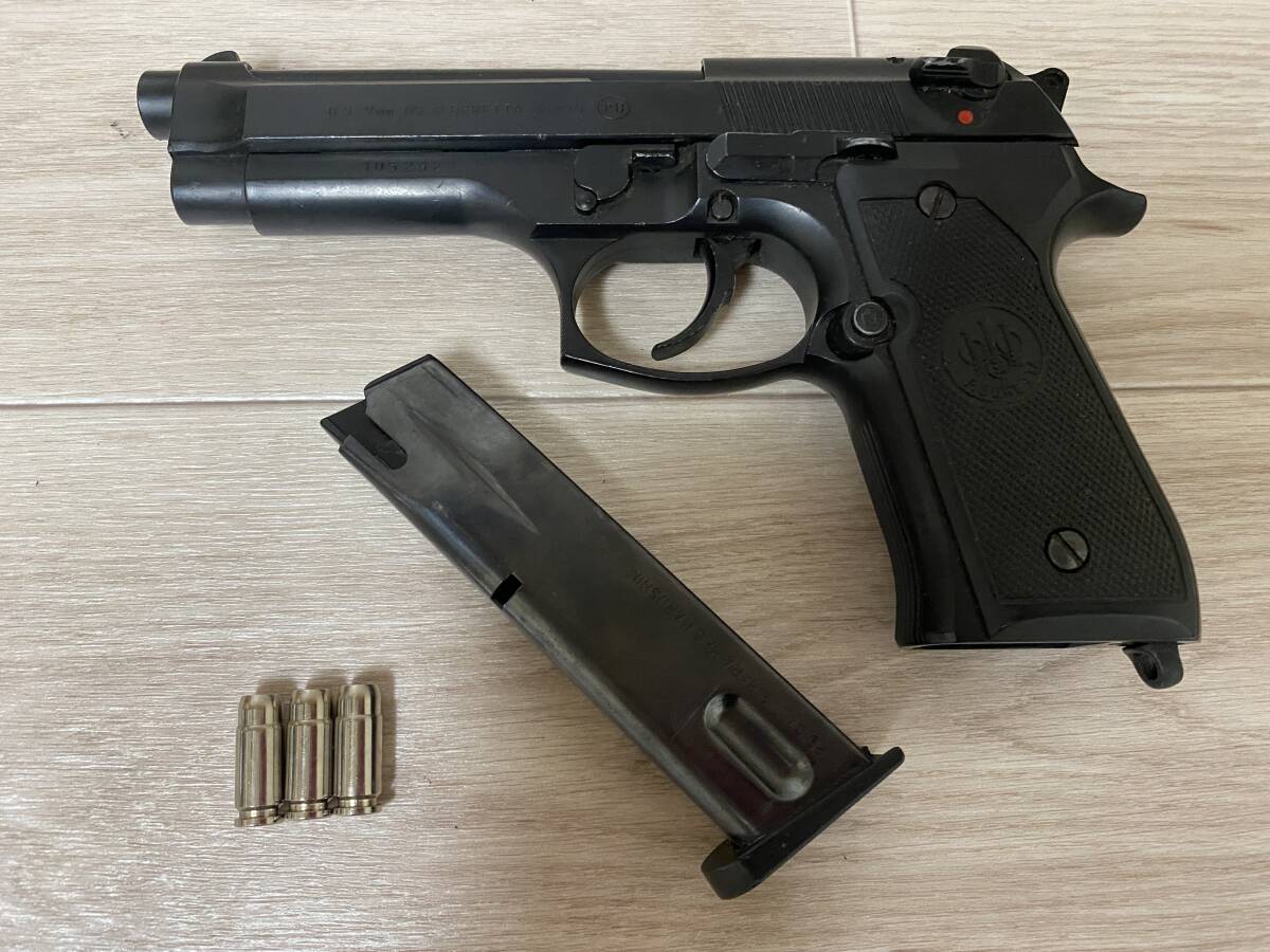 【傷や汚れあり】19 マルシン US.9mm M9-P.BERETTA-65490 ASSY9346442-65490 ガスガン カートリッジ3発付き 動作はできますが...の落札情報詳細 ...
