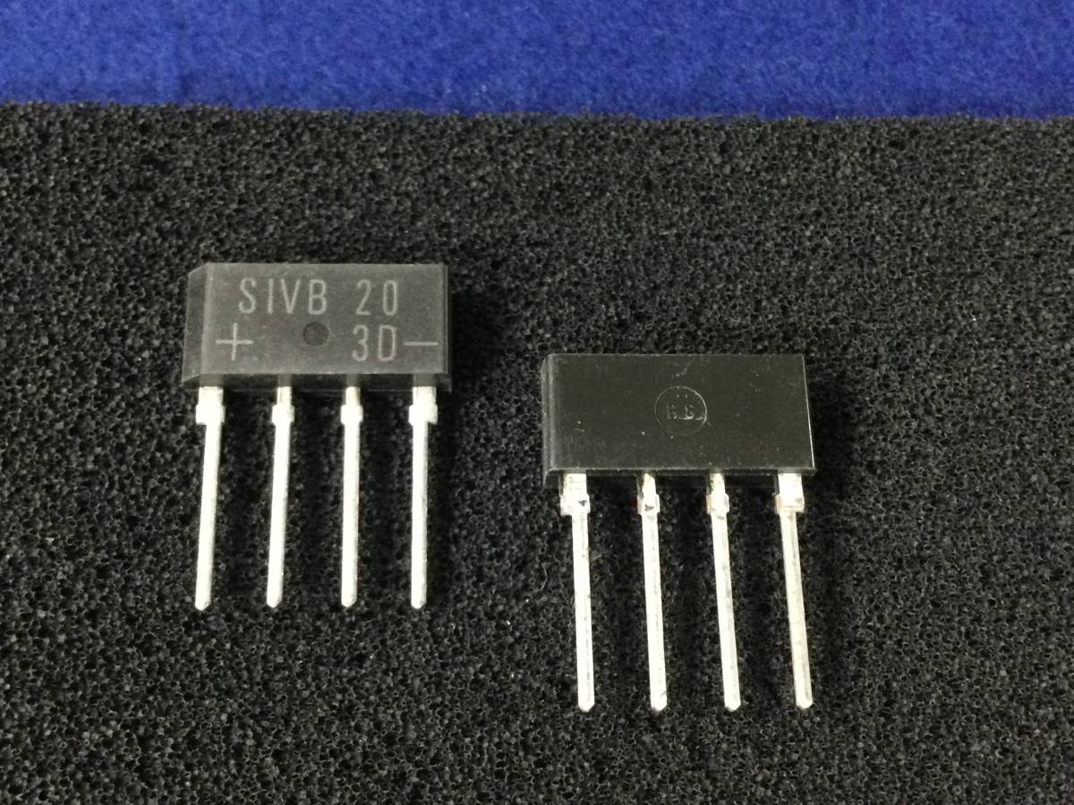 【未使用】S1VB-20【即決即送】新電元ブリッジ ダイオード 200V 1A [119PrK/289454M] Shindengen ...
