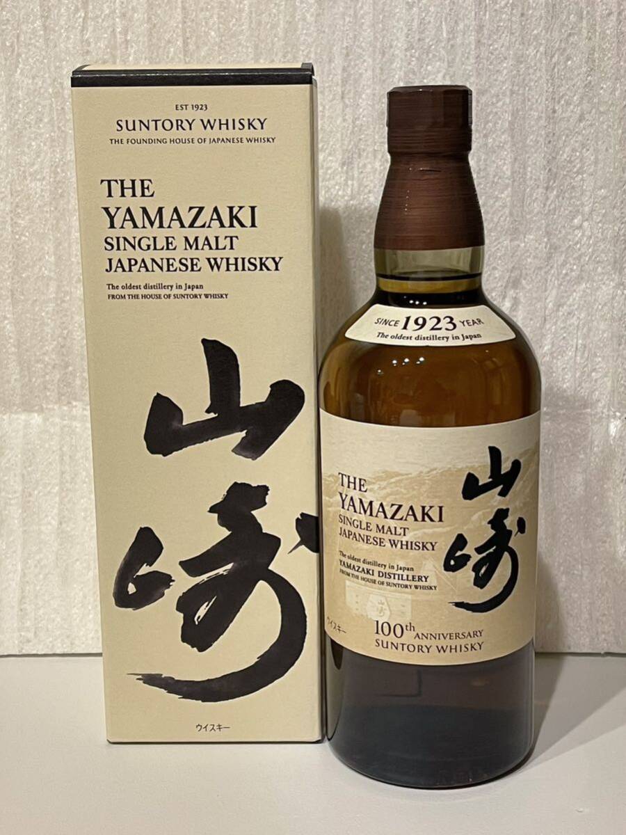 【未使用】 1円スタート！ サントリー 山崎 NV 100周年ラベル 700ml 43% 箱付きの落札情報詳細 - ヤフオク落札価格検索 オークフリー