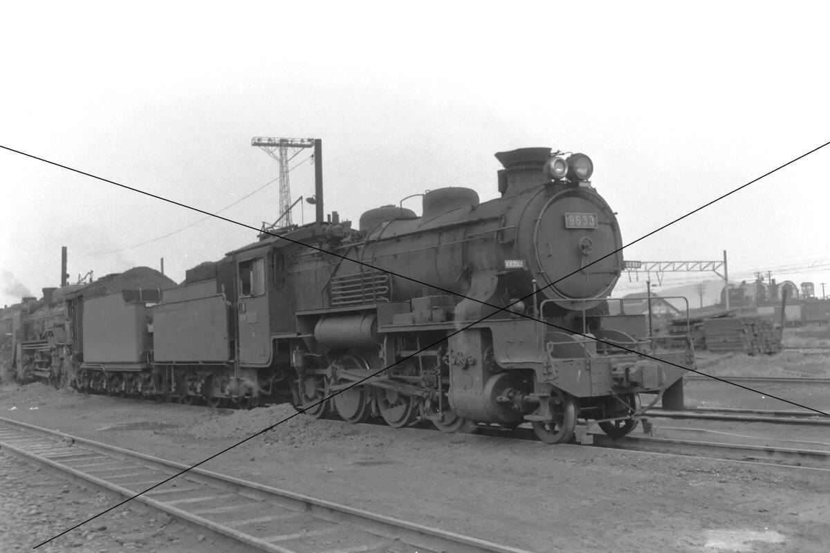 【目立った傷や汚れなし】掲載コマ！9633〔築〕入換専用機現役時代＝昭和40年代のSLモノクロネガ35mm1コマ/小樽築港機関区/S43.8.11・著作権譲渡証明書=有りor無しの落札情報詳細 ...