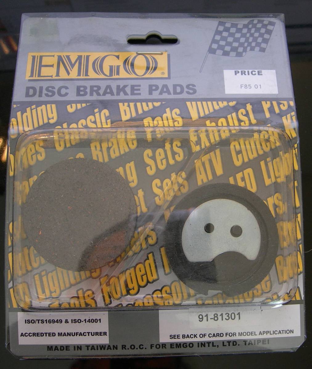 【未使用】 マッハ 750 SS500 H2 H1 フロント ブレーキ パッドset S3 400SS W3 Z1 Z2 43050-001 43050-002 43051-001 43071 ...