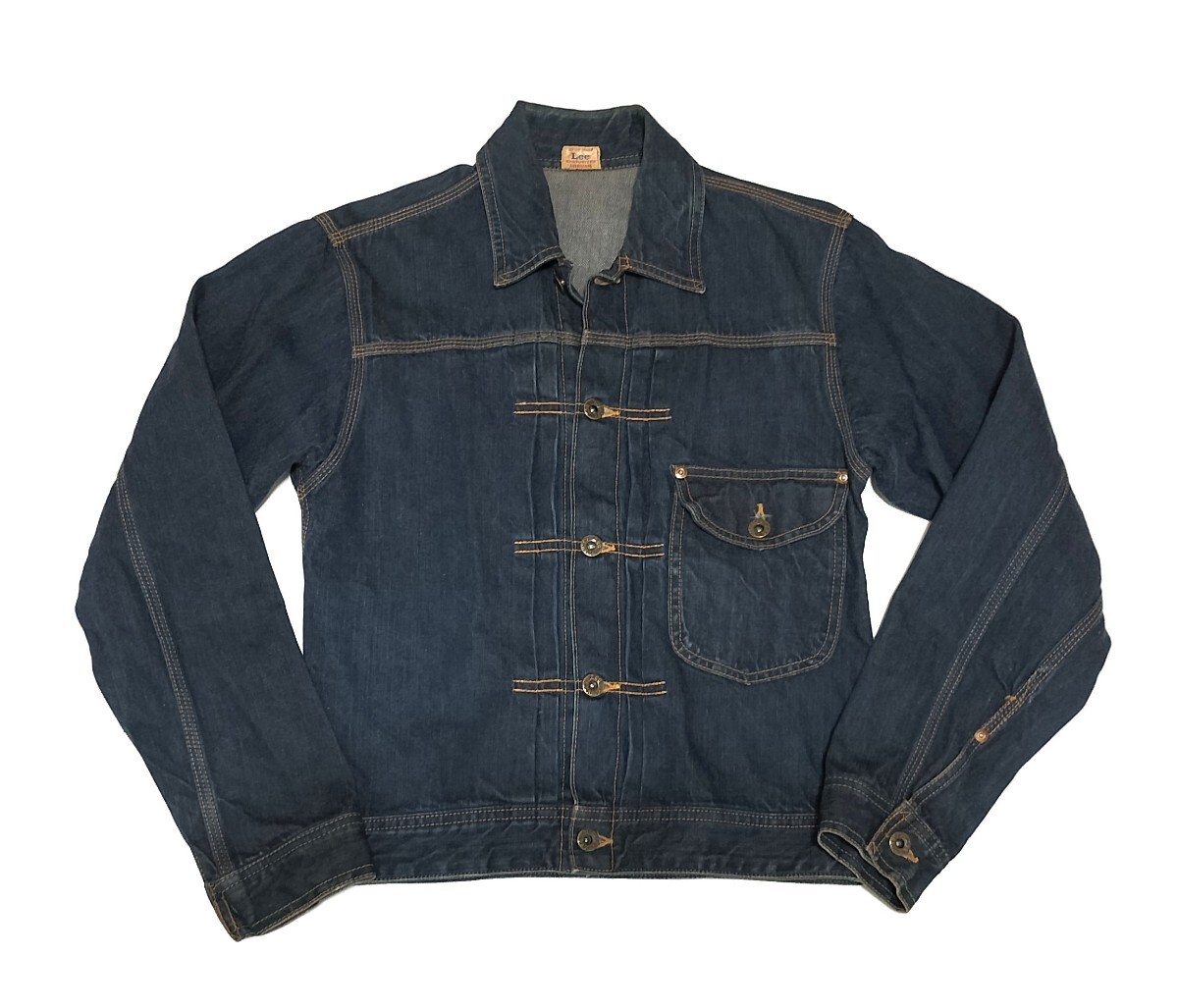 【やや傷や汚れあり】Lee リー 1011 COWBOY JACKET 1937 Model 1st 大戦前期モデル ジージャン ヴィンテージ ...
