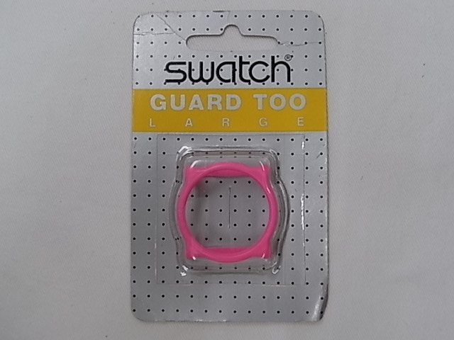 【未使用】送料込み!!絶版当時物新品未使用品!! SWATCH GUARD TOO LARGE Neon Pink / スウォッチ ガード ...