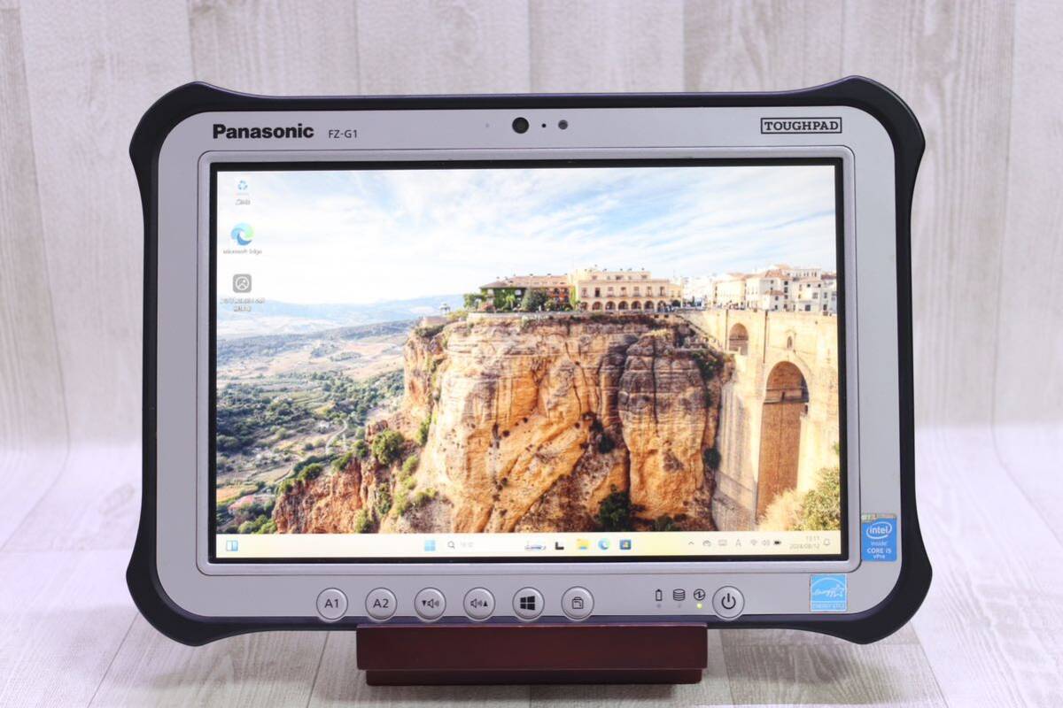 【傷や汚れあり】PANASONIC TOUGHPAD FZ-G1 [10.1型 /Intel Core i5-3437U/SSD : 128GB/メモリ: 4GB/WUXGA ...