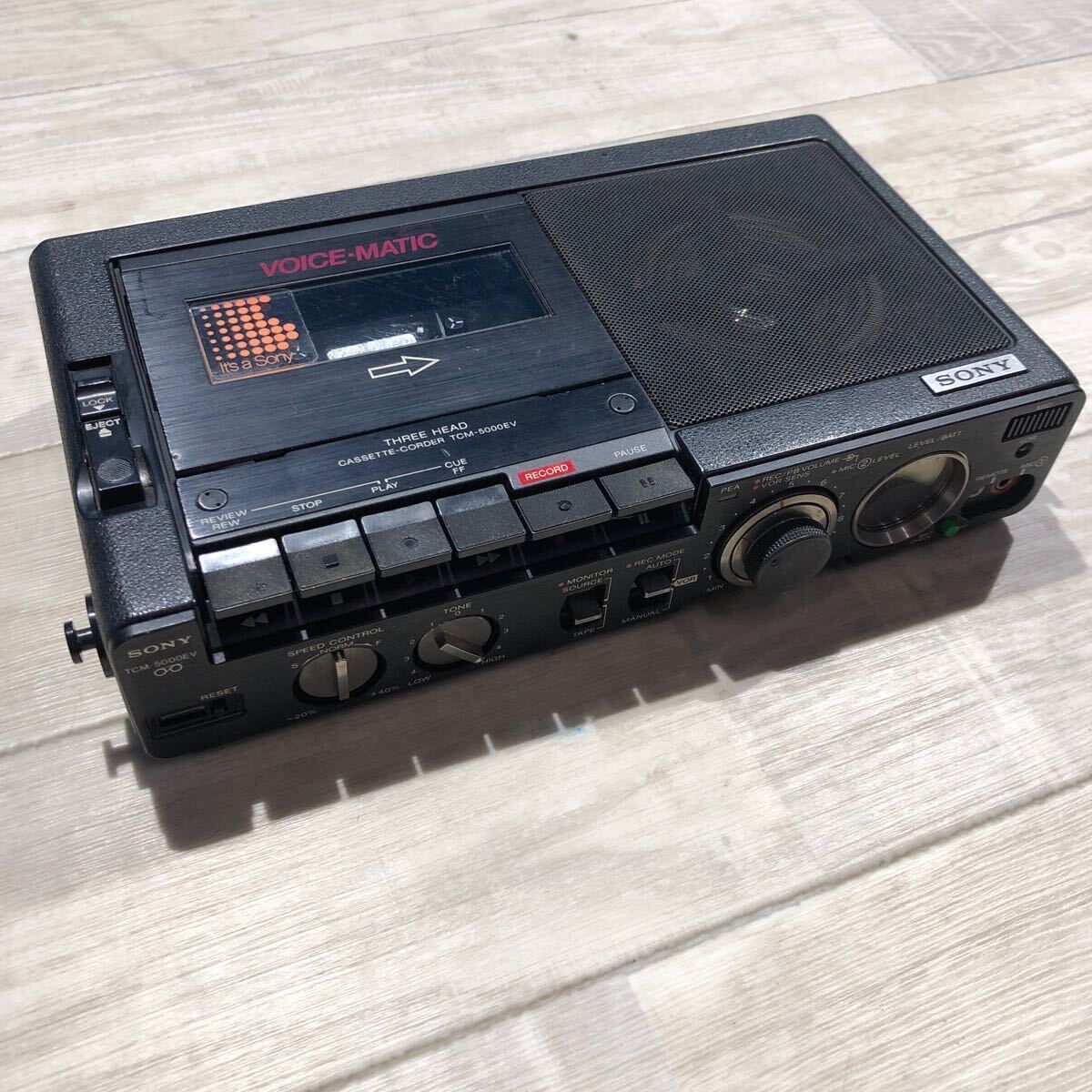 【傷や汚れあり】SONY ソニー TCM-5000EV カセットレコーダー 通電OK 試聴OK 現状品の落札情報詳細 - Yahoo ...