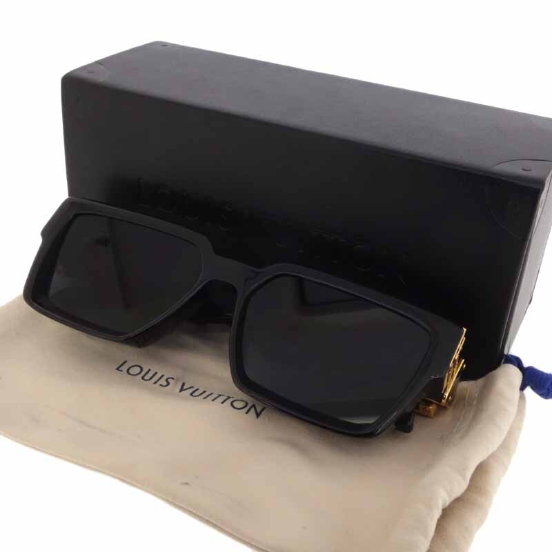 【やや傷や汚れあり】【特別価格】LOUIS VUITTON 1.1 MILLIONAIRE ミリオネア サングラス Z1165E 93L ブラック/ゴールド 58 17の落札情報詳細 ...