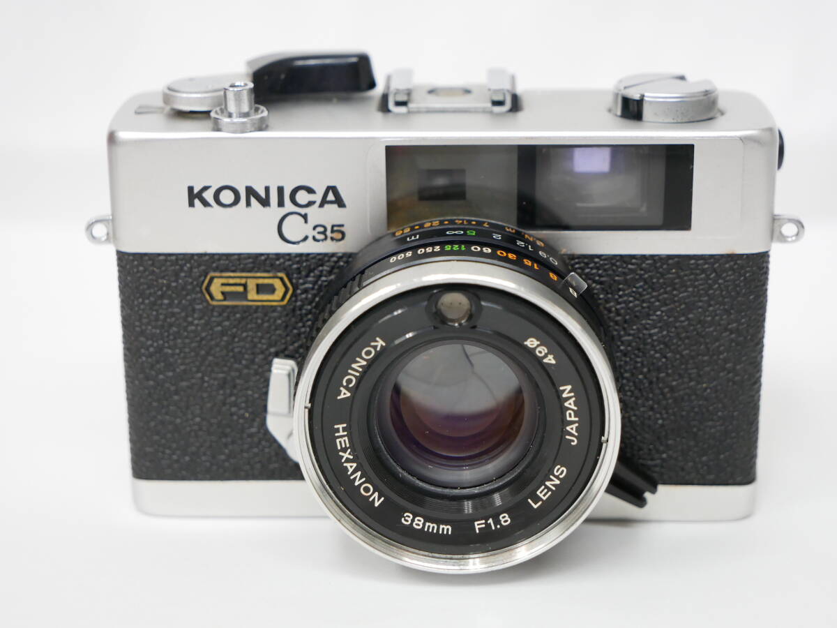 【やや傷や汚れあり】#5575 KONICA c35 FD HEXANON 38MM F1.8 コニカ レンジファインダーの落札情報詳細 - Yahoo!オークション落札価格検索 オークフリー