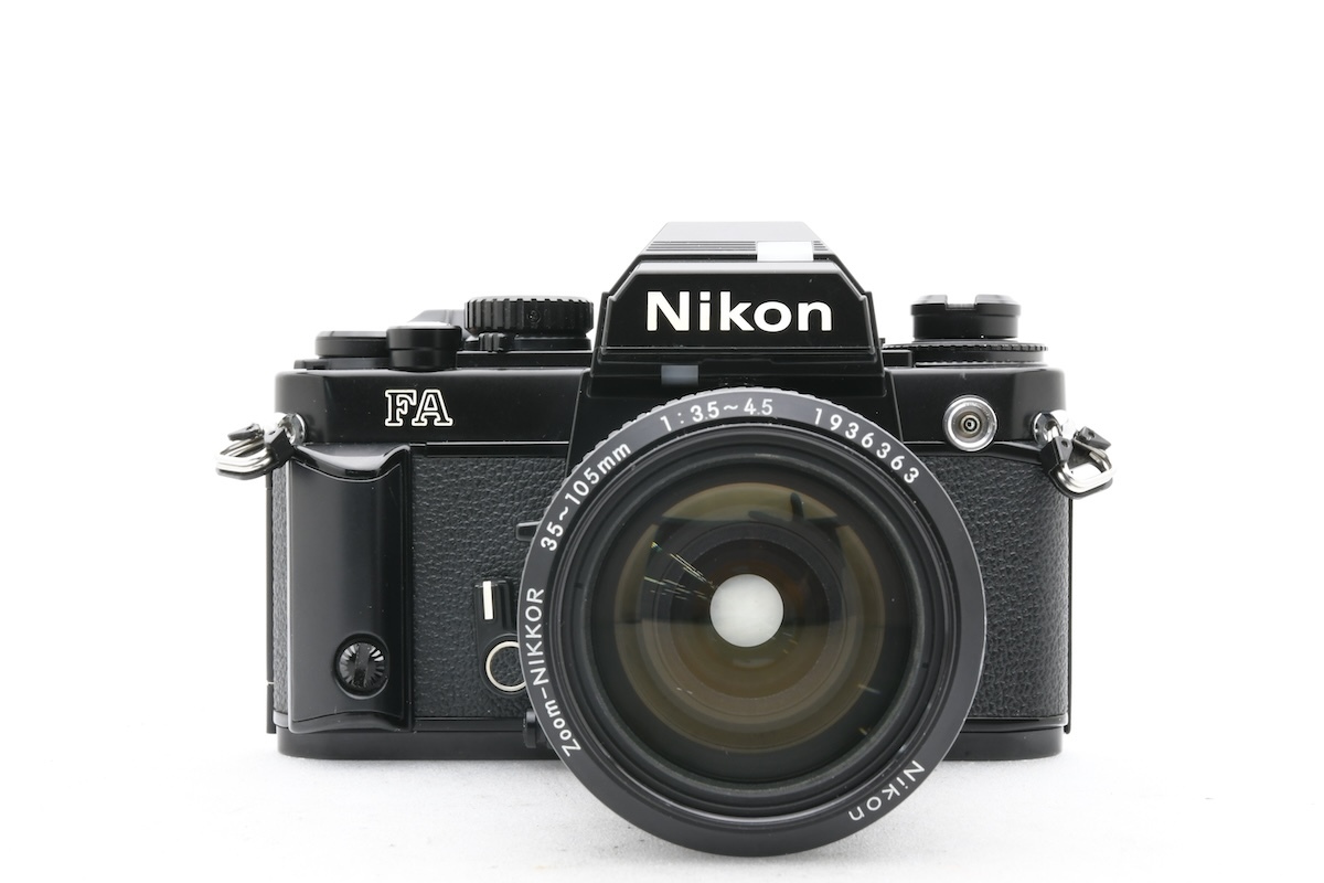 【やや傷や汚れあり】Nikon FA ブラック + AI-S Zoom-NIKKOR 35-105mm F3.5-4.5 ニコン フィルムカメラ MF一眼レフの落札情報詳細 - Yahoo ...