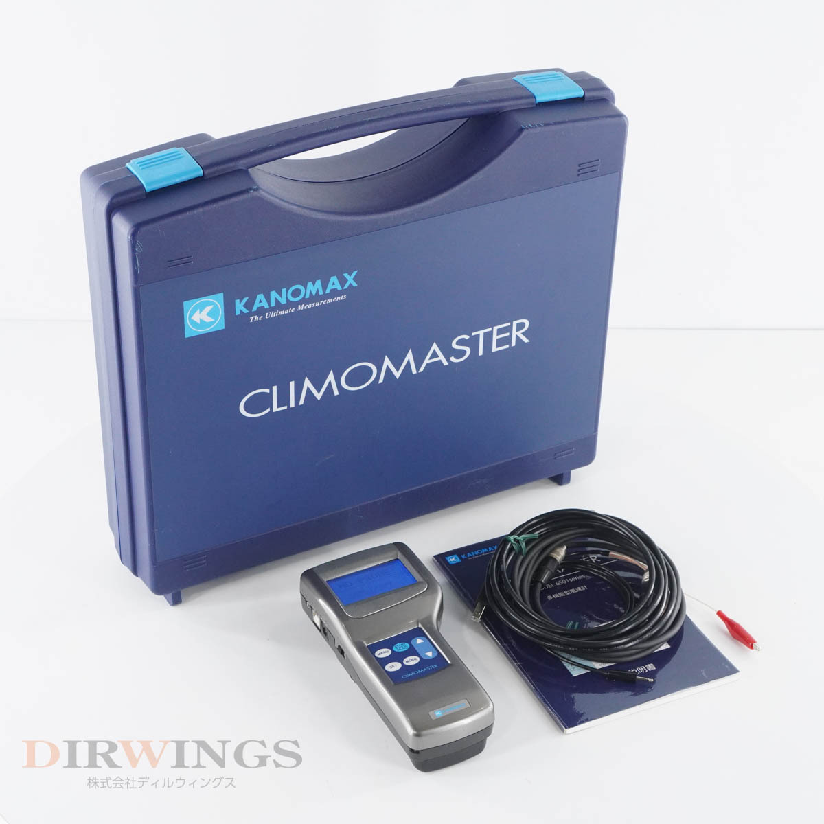 【やや傷や汚れあり】[JB] 保証なし 6501-A0 KANOMAX カノマックス CLIMOMASTER クリモマスター 多機能型風速計 ...