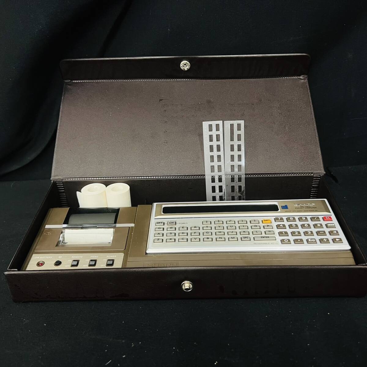【やや傷や汚れあり】【動作未確認】SHARP シャープ PC-1211 POCKET COMPUTER ポケットコンピューター ポケコン ...